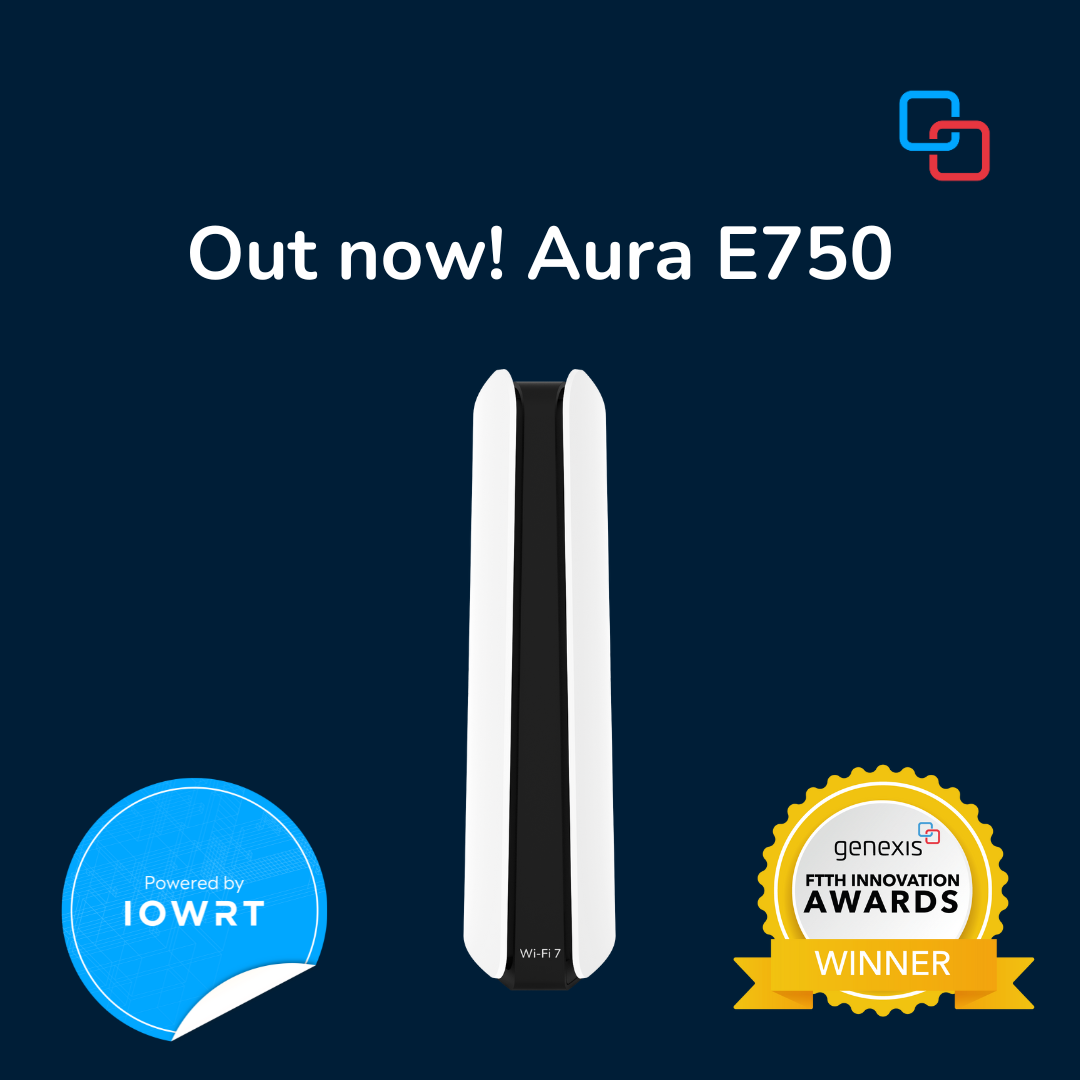 Genexis launches Aura E750: Wi-Fi 7 Gateway powered by award-winning IOWRT software - Genexis